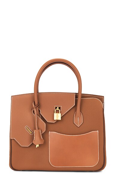 FWRD Renew Hermes Birkin En Desordre Togo Handbag In Brown FWRD