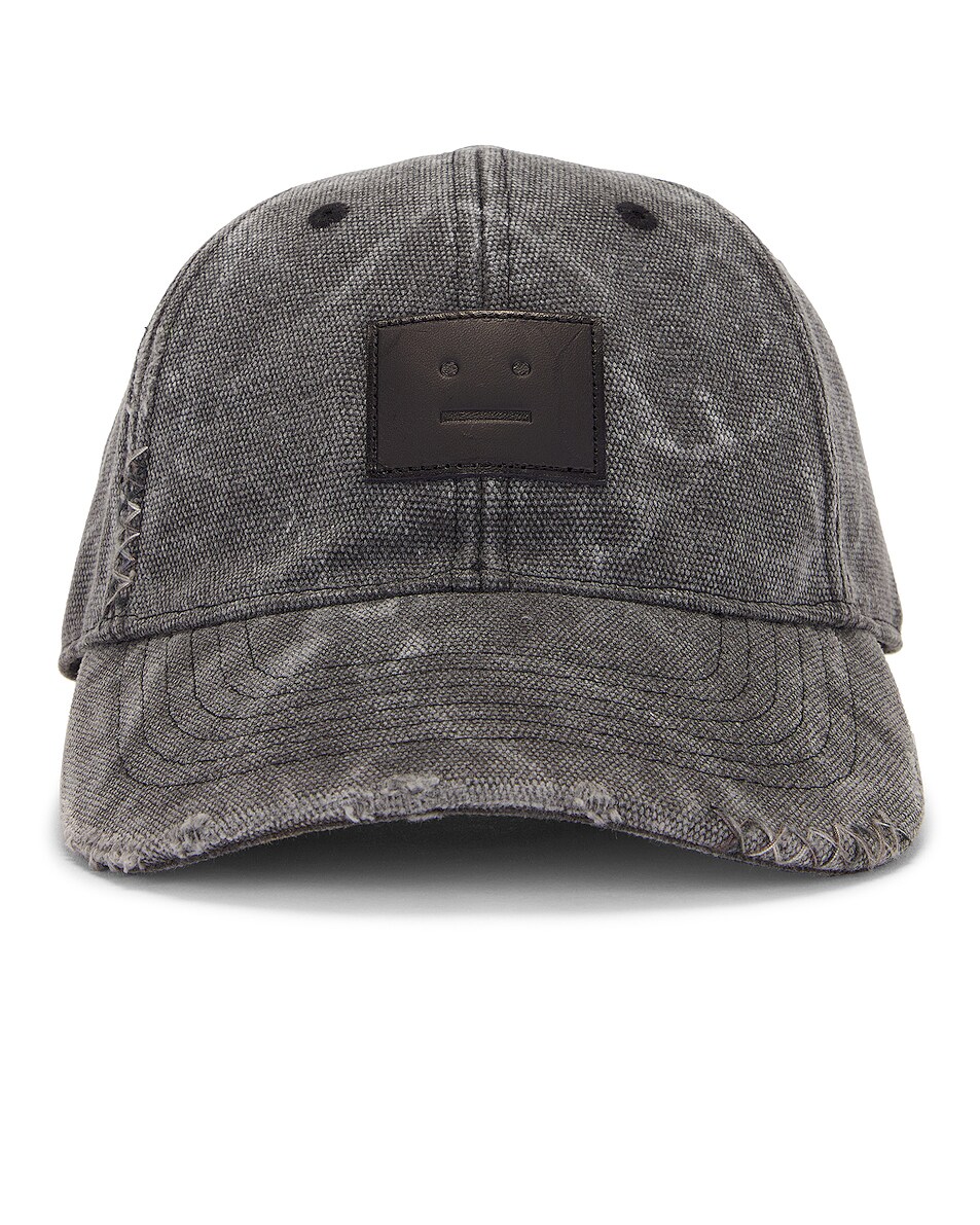 Acne Studios Face Cap in Carbon Grey | FWRD
