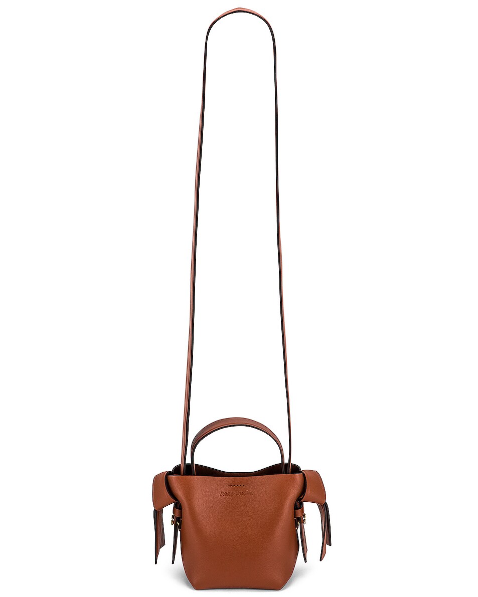 Acne Studios Micro Musubi Bag in Almond Brown | FWRD
