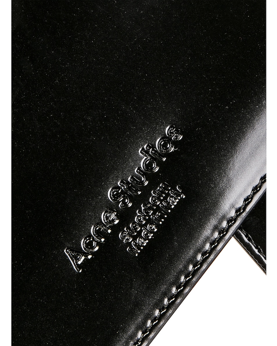 Acne Studios Logo Shopper Mini Bag in Black | FWRD
