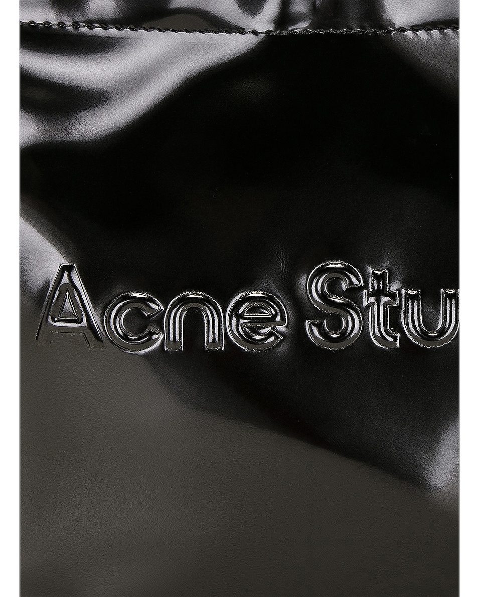 Acne Studios Logo Shopper Mini Bag in Black | FWRD