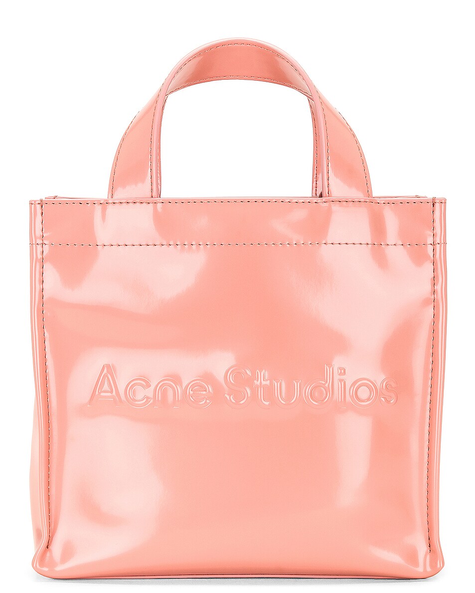 Acne Studios Logo Shopper Mini Bag in Salmon Pink | FWRD