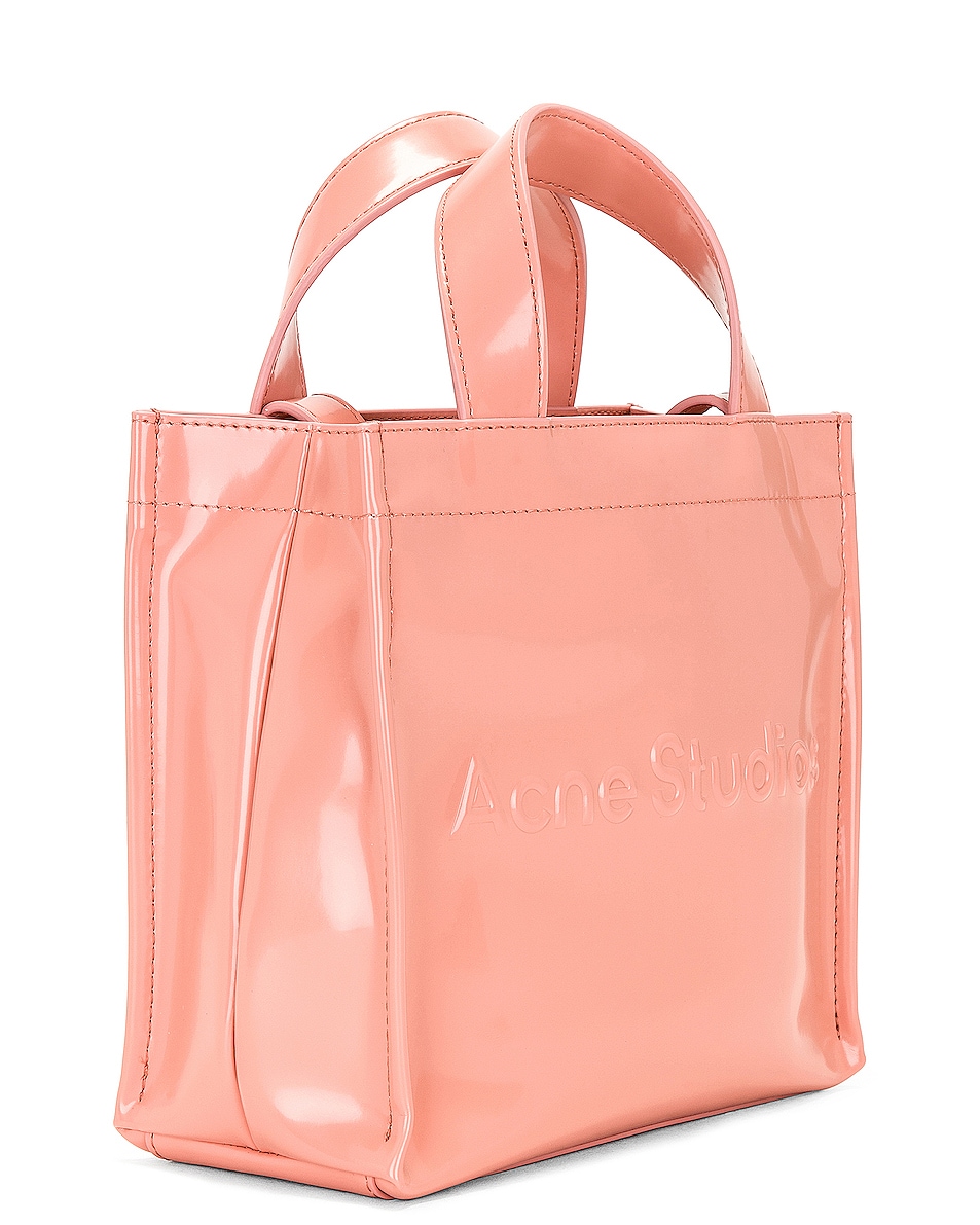 Acne Studios Logo Shopper Mini Bag in Salmon Pink | FWRD