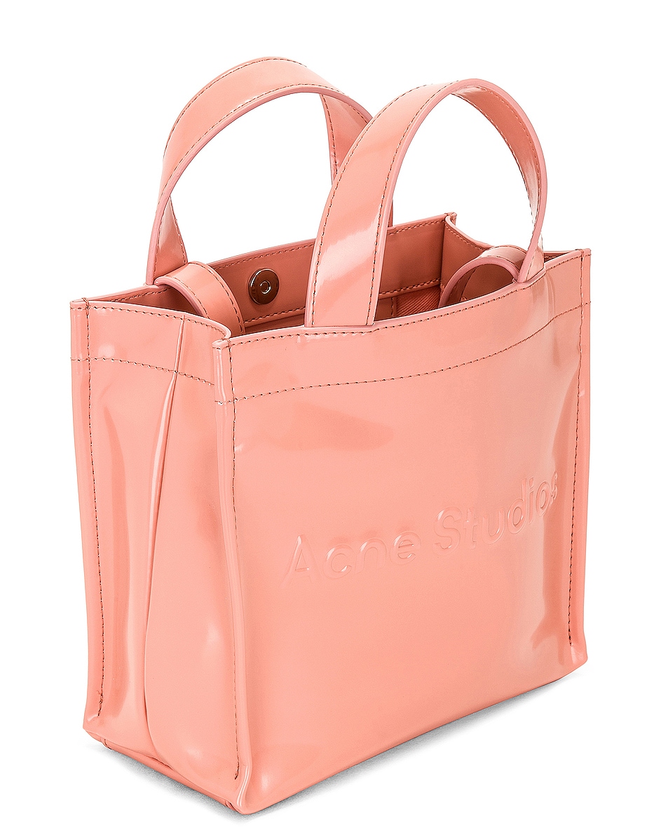 Acne Studios Logo Shopper Mini Bag in Salmon Pink | FWRD