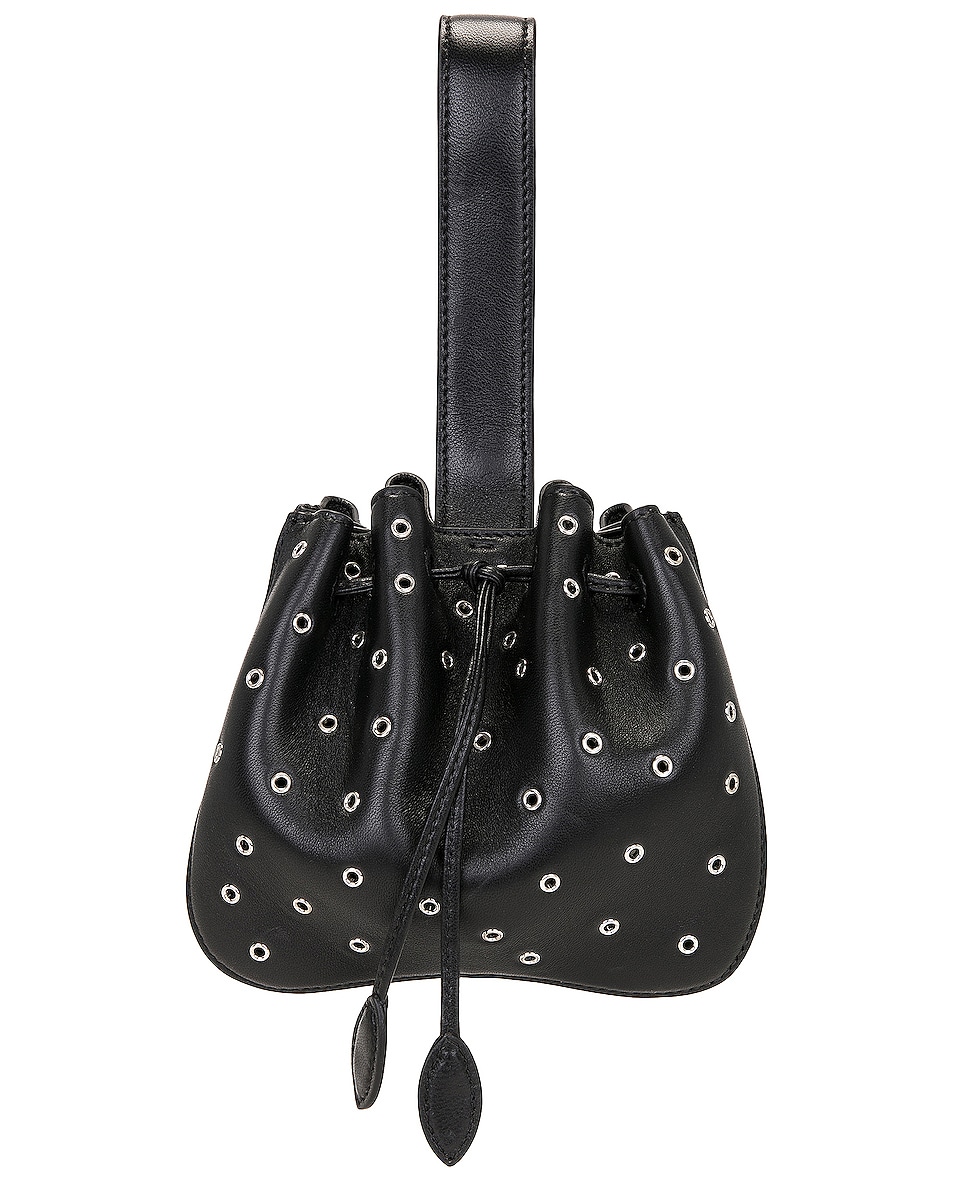 ALAÏA Rose Marie Wristlet Bag in Noir | FWRD