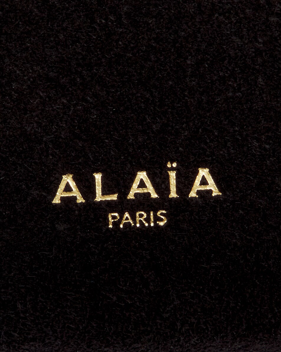 ALAÏA Teckel Clutch in Noir | FWRD