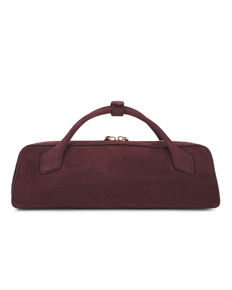 ALAÏA Teckel Clutch in Rouge Grenat | FWRD