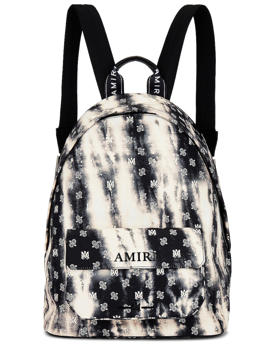 Amiri Micro Paisley Tiedye Backpack in Black | FWRD