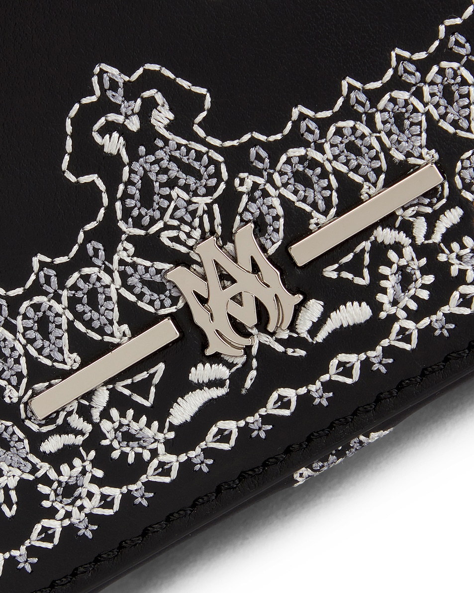 Amiri Bandana Embroidered Crossbody Bag in Black | FWRD