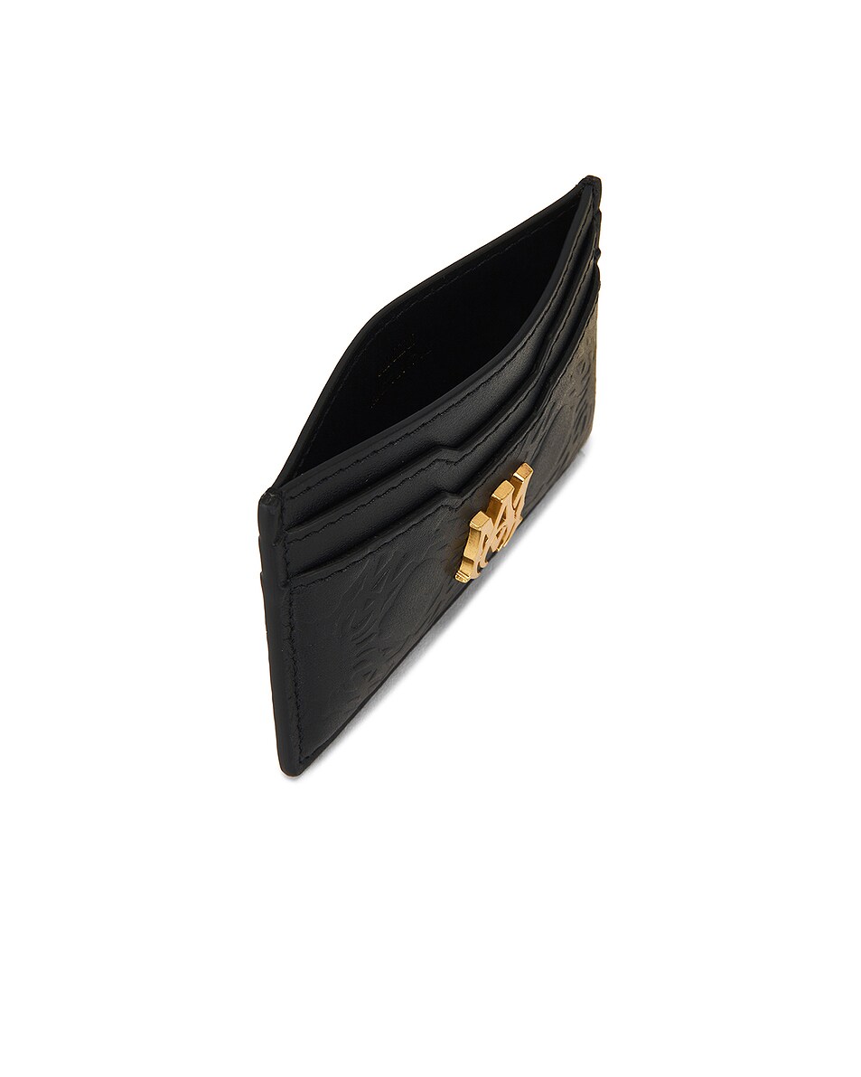 Amiri MA Quad Leather Card Holder in Black | FWRD