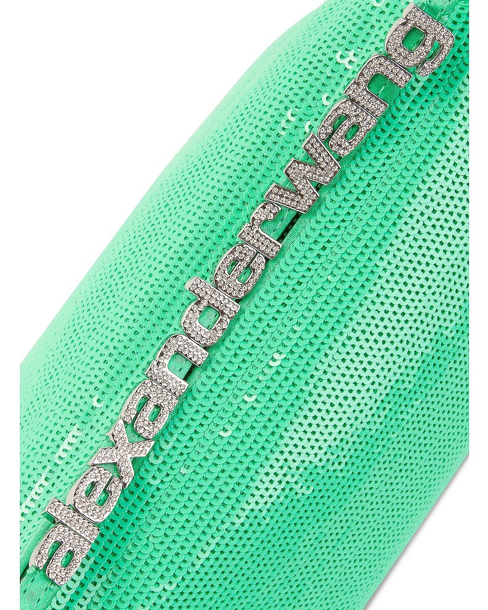 Alexander Wang Micro Marquess Crystal Bag in Mint Julep | FWRD