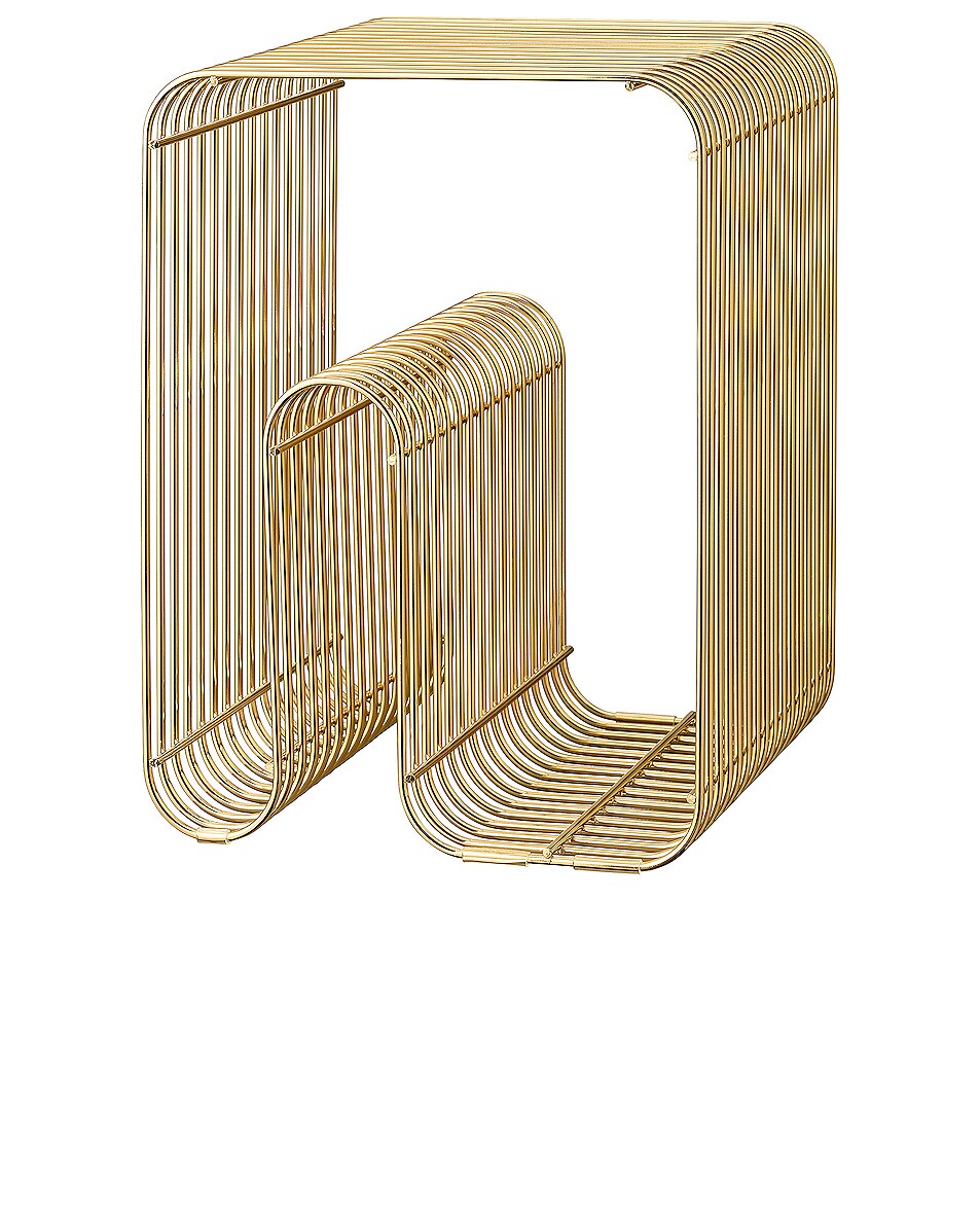 AYTM Curva Stool in Gold | FWRD