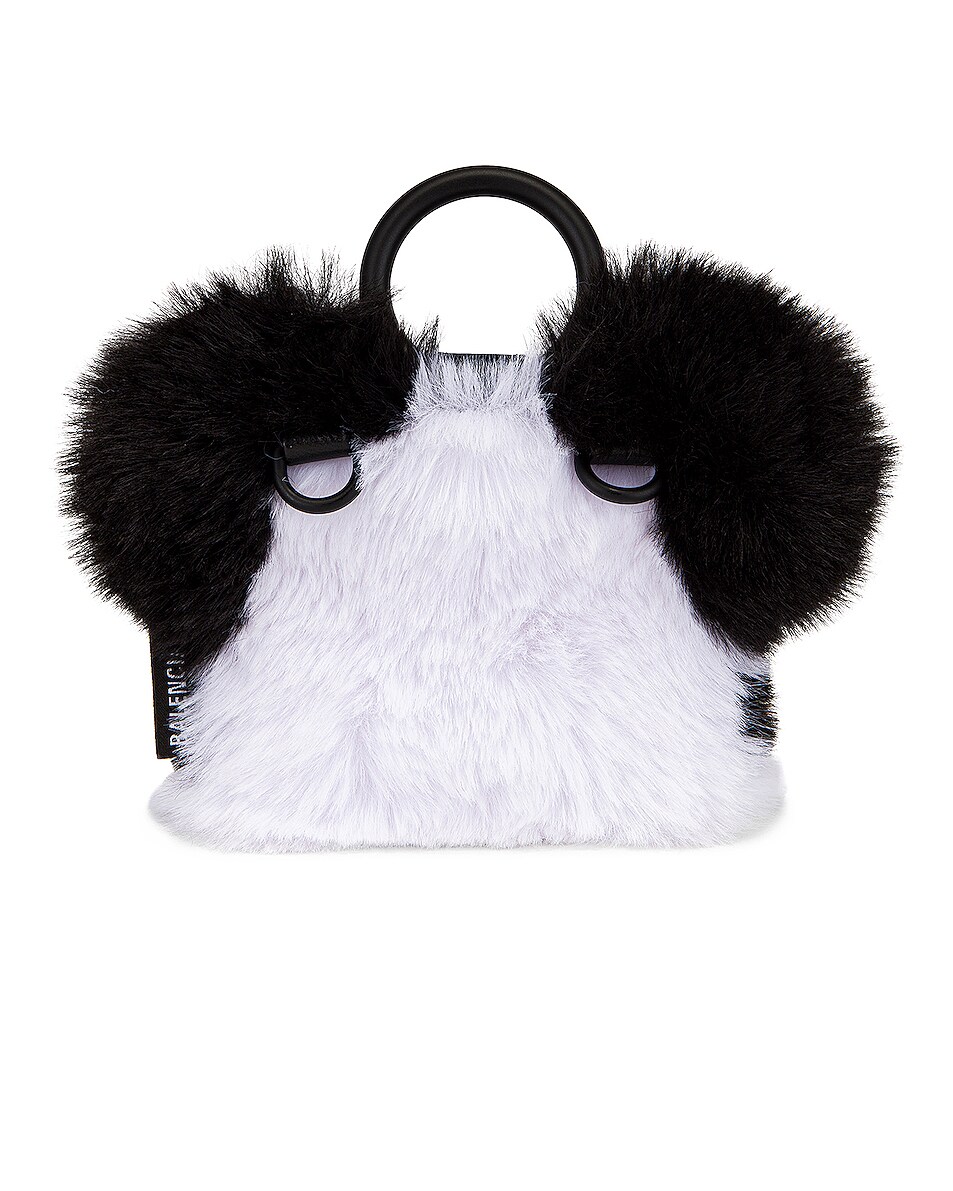 Balenciaga Fluffy Panda Airpod Case in Black & White | FWRD