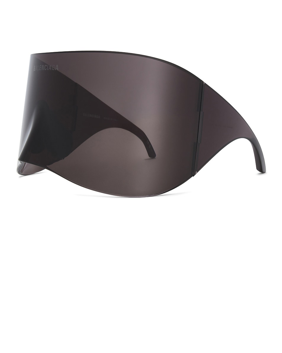 Balenciaga Mask Rectangular Sunglasses in Grey | FWRD