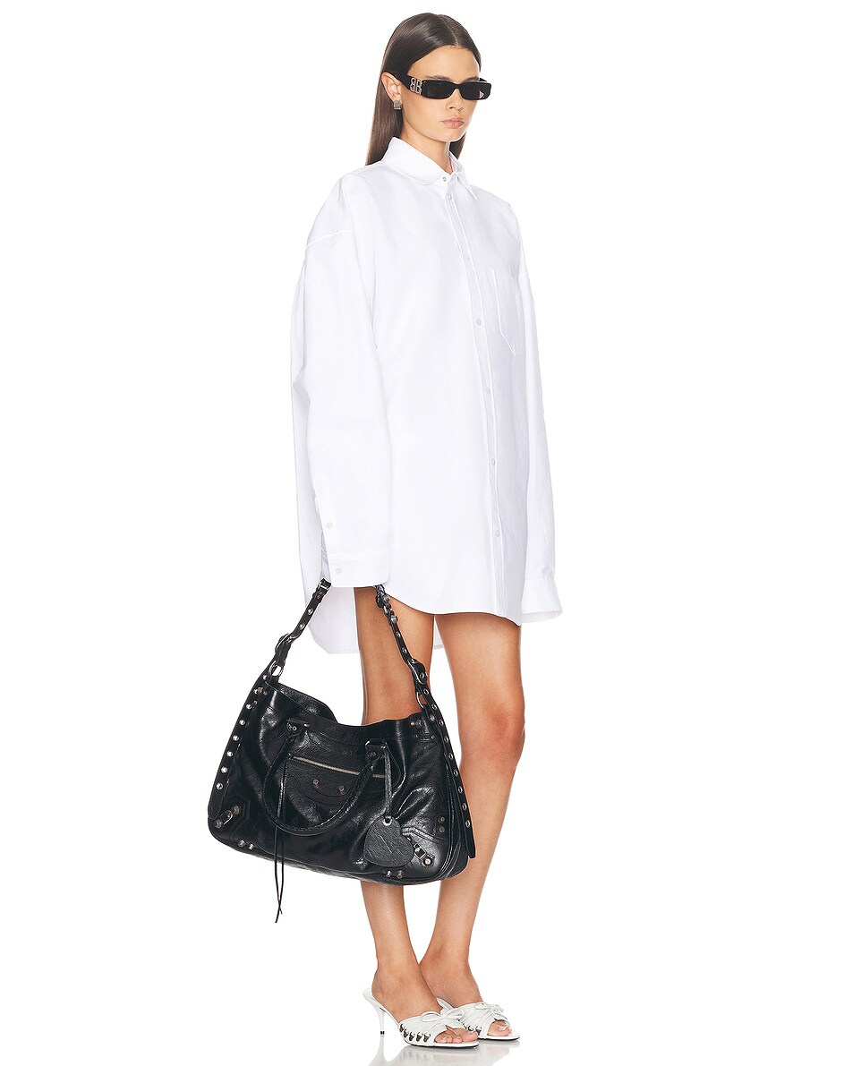 Balenciaga Neo Cagole XL Tote Bag in Black & Black | FWRD