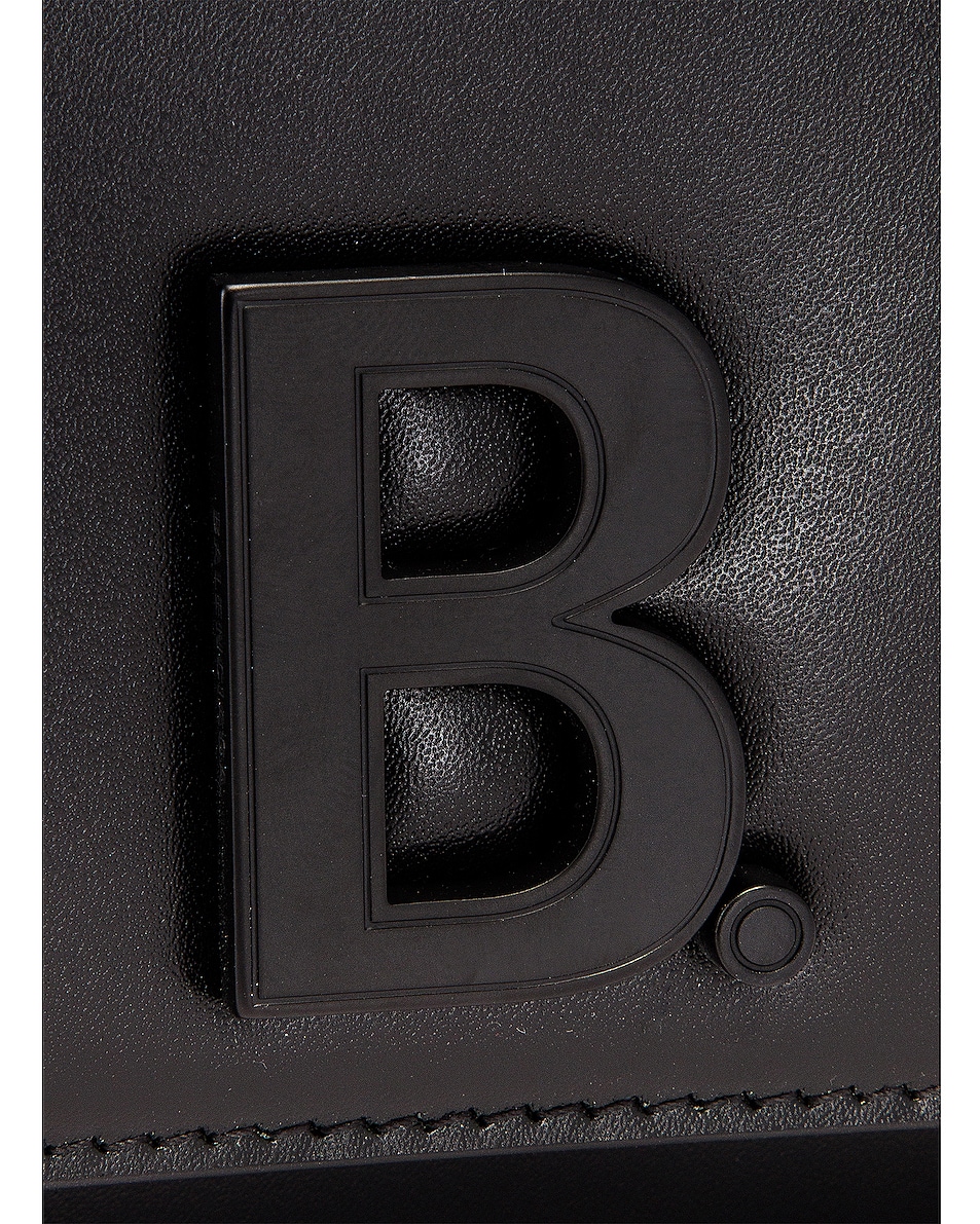 Balenciaga B Wallet on Chain Bag in Black | FWRD