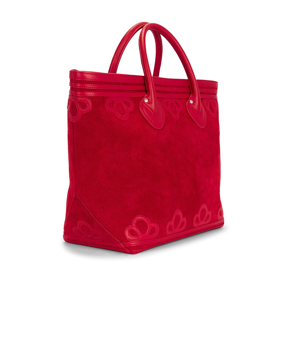 BODE Trefoil Tote Bag in Red | FWRD