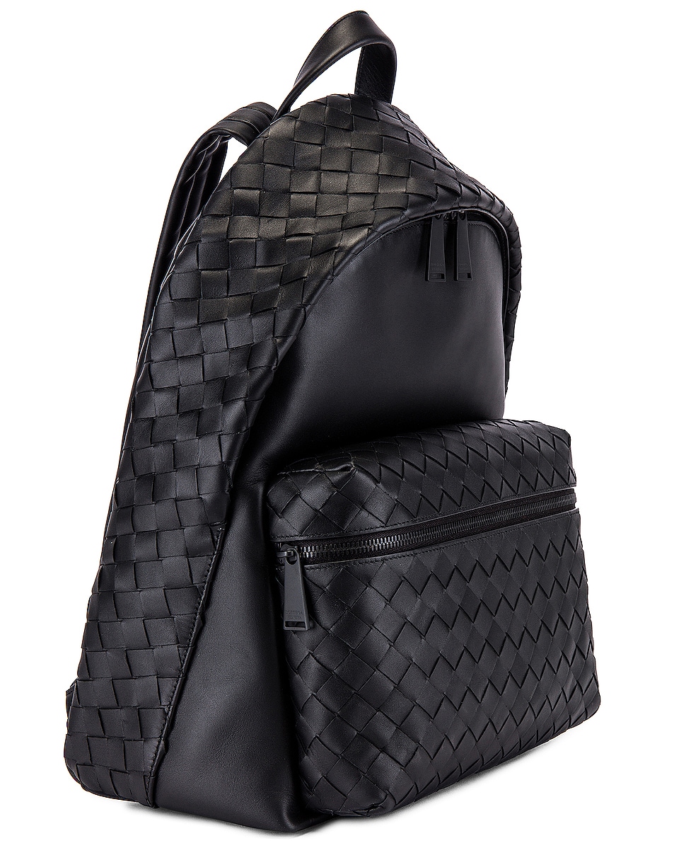 Bottega Veneta Backpack in Nero & Nero | FWRD