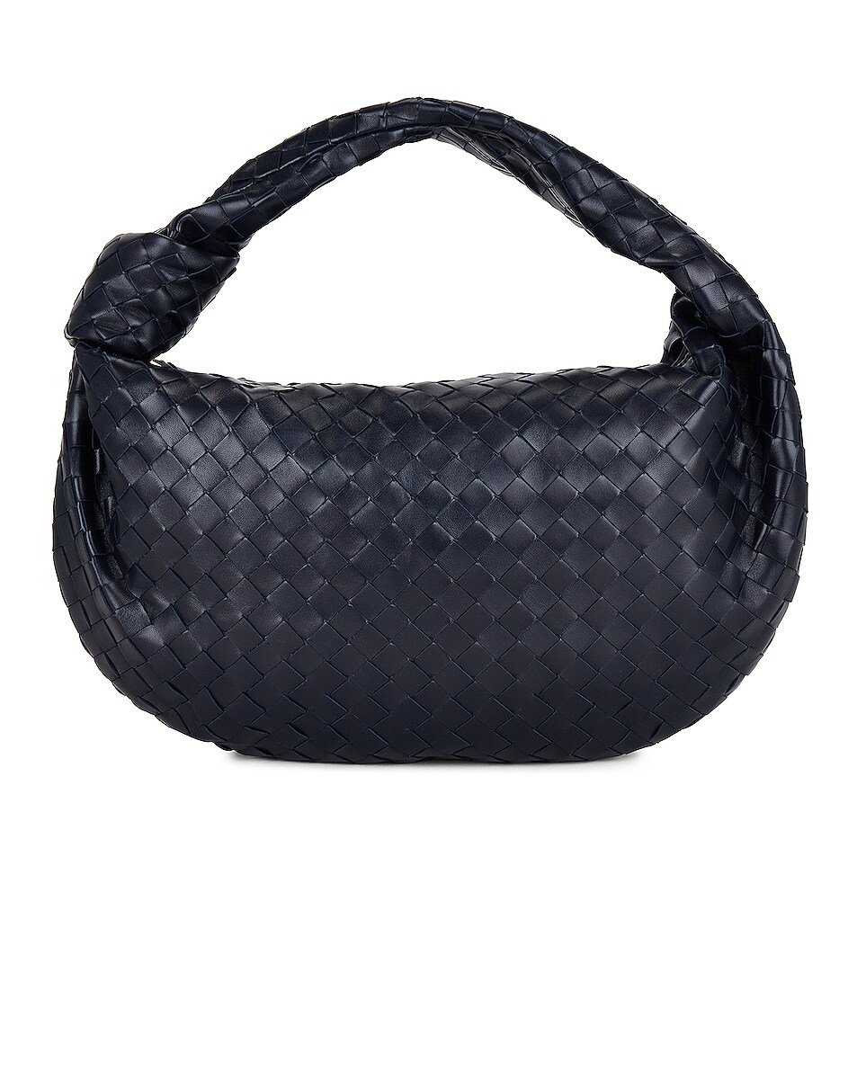 Bottega Veneta Small Jodie Top Handle Bag in Space & Gold | FWRD