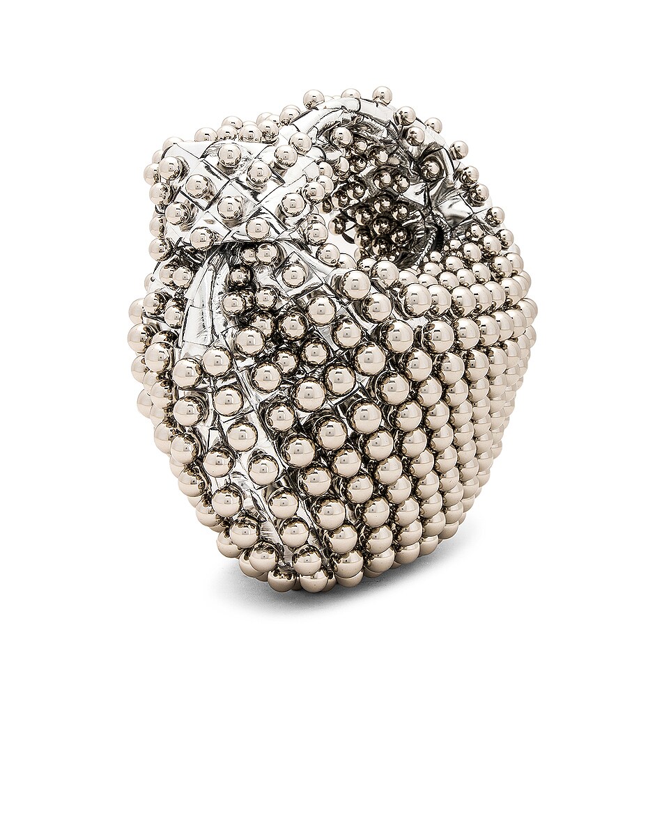 Bottega Veneta Mini Jodie Bag in Silver | FWRD