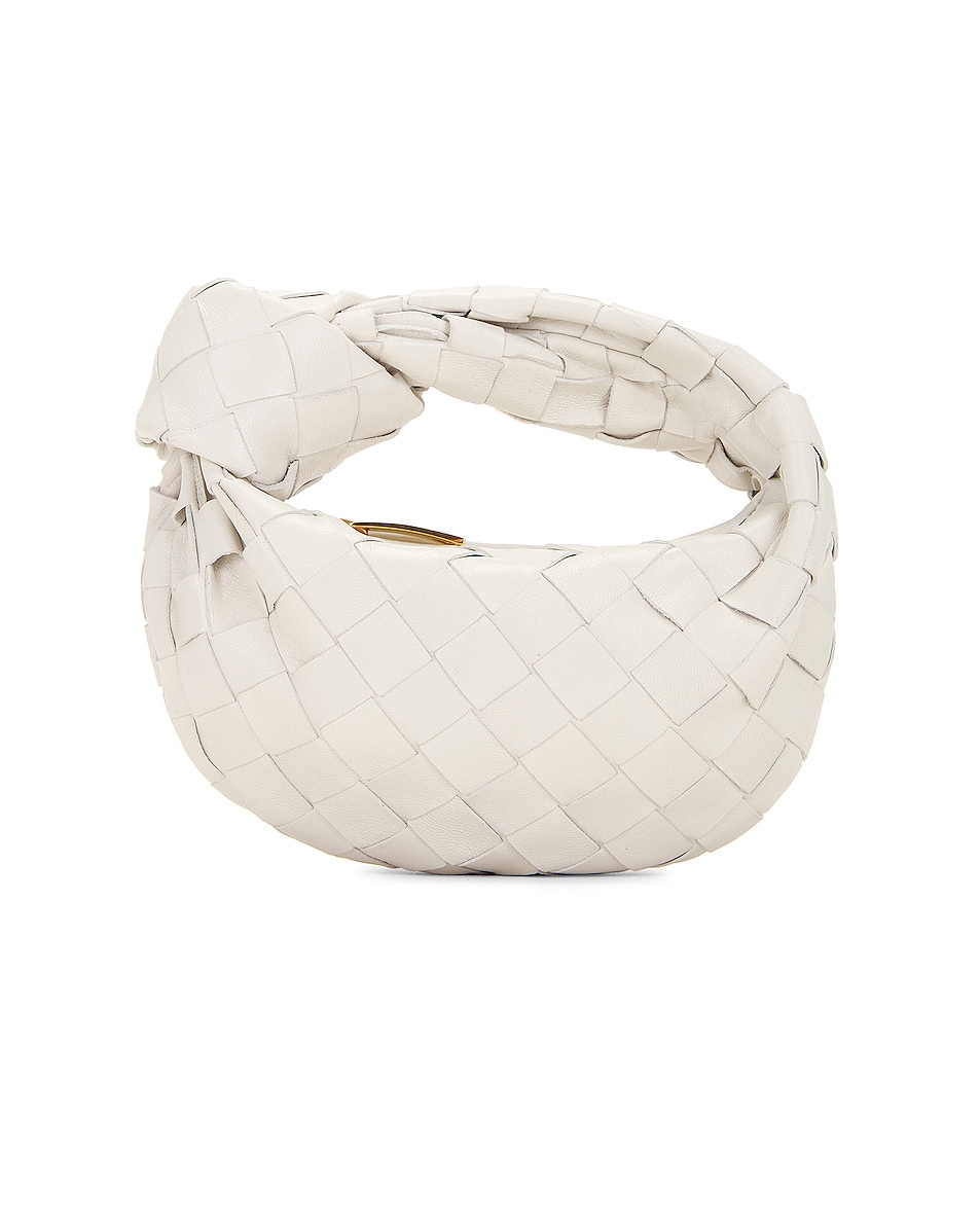 Bottega Veneta Candy Jodie Bag in Chalk & Gold | FWRD