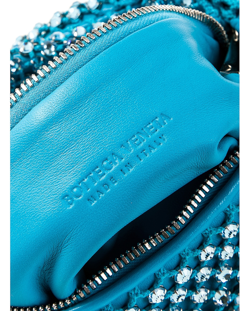 Bottega Veneta Mini Jodie Bag in Pool Aquamarine & Silver | FWRD