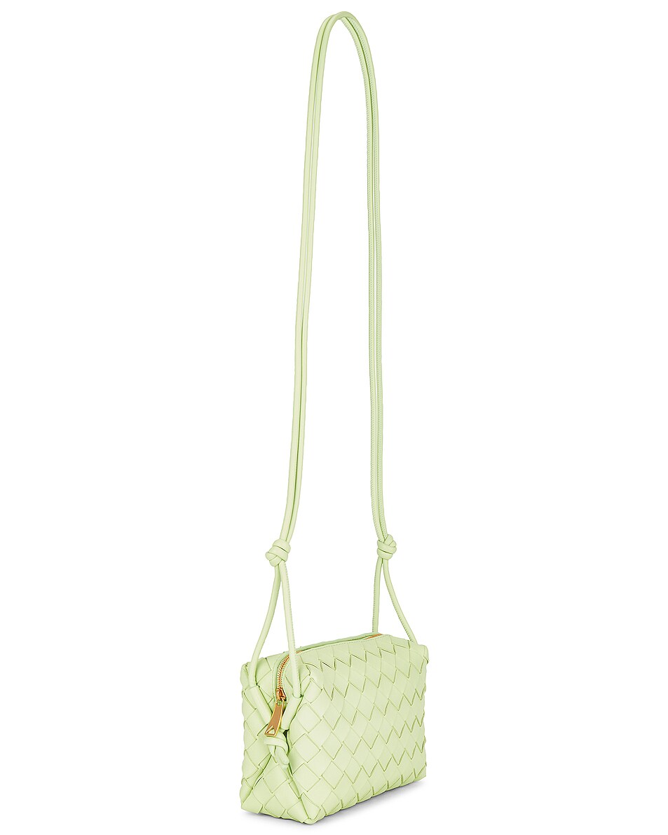 Bottega Veneta Mini Loop Bag in Fennel & Gold | FWRD