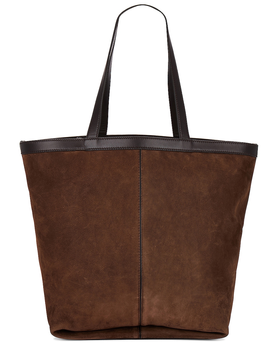 Bottega Veneta Medium Flip Flap Tote Bag in Fondant & Muse Brass | FWRD