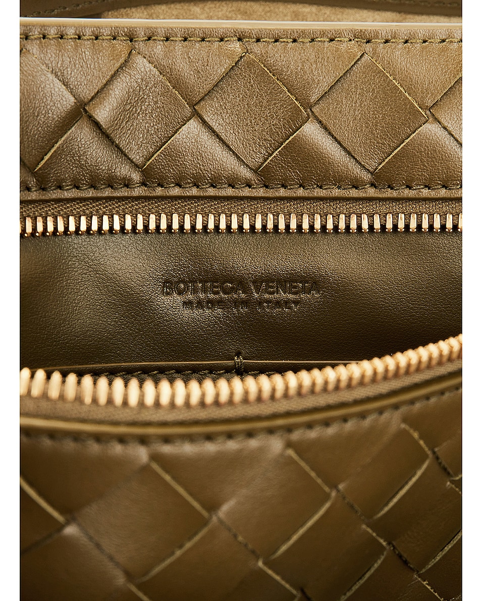 Bottega Veneta Large Flip Flap Tote Bag in Mud & Muse Brass | FWRD