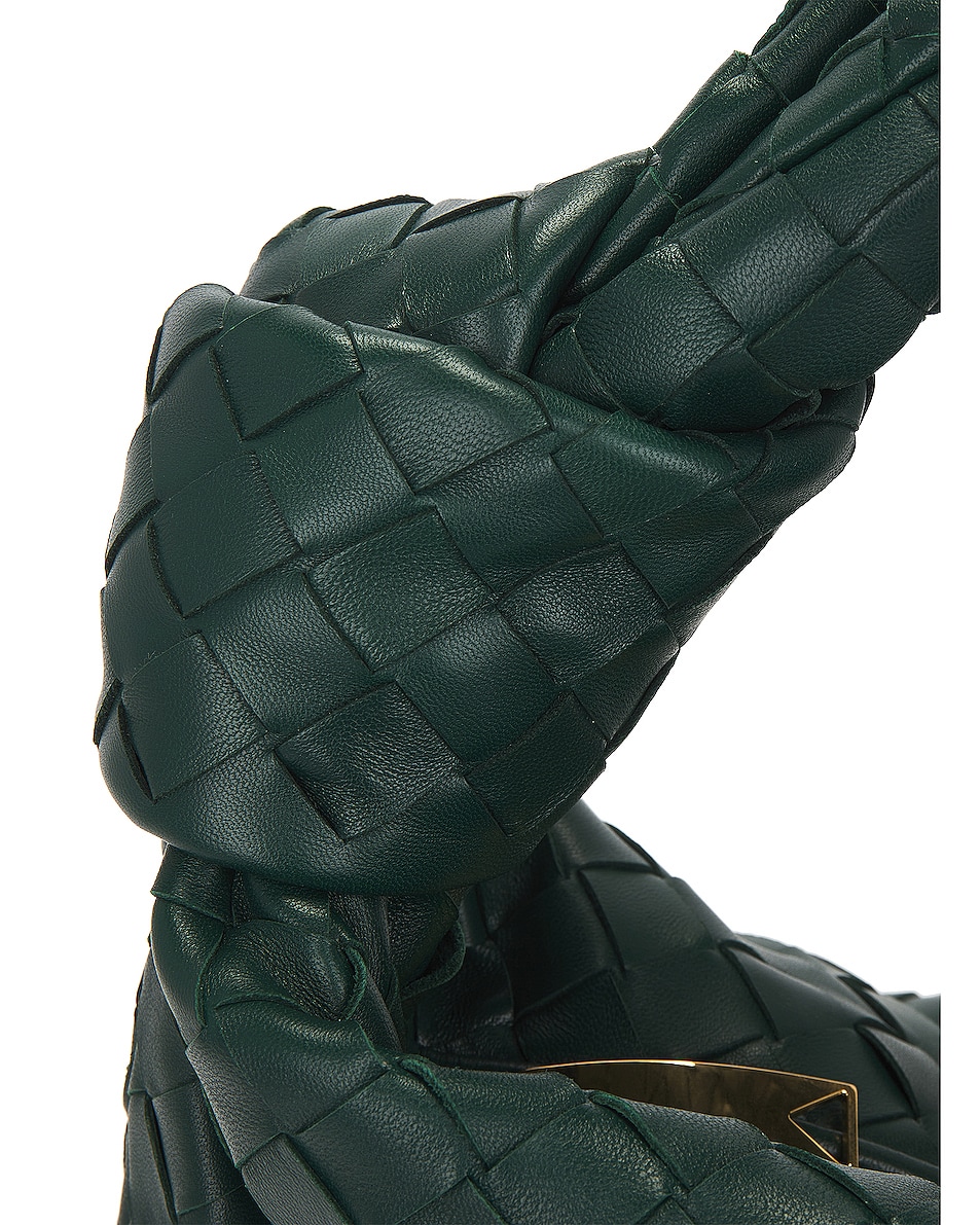 Bottega Veneta Small Jodie Bag in Emerald Green & Gold | FWRD