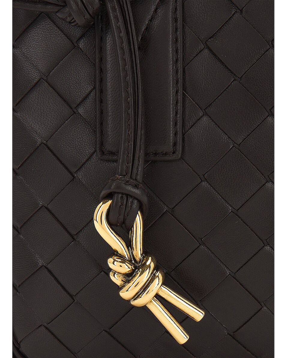 Bottega Veneta Mini Bauletto Bag in Fondant & Brass | FWRD