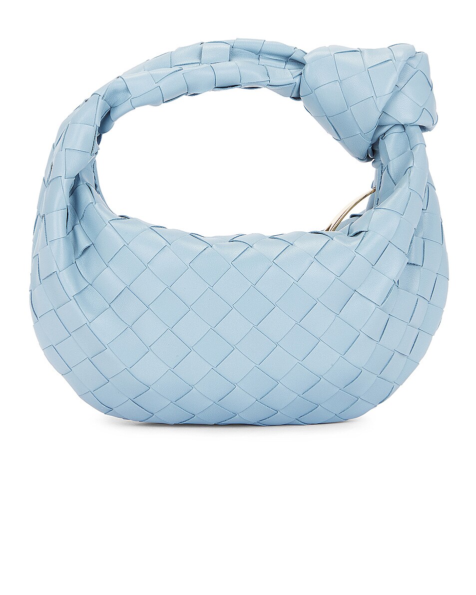 Bottega Veneta Mini Jodie Bag in Ice & Gold | FWRD