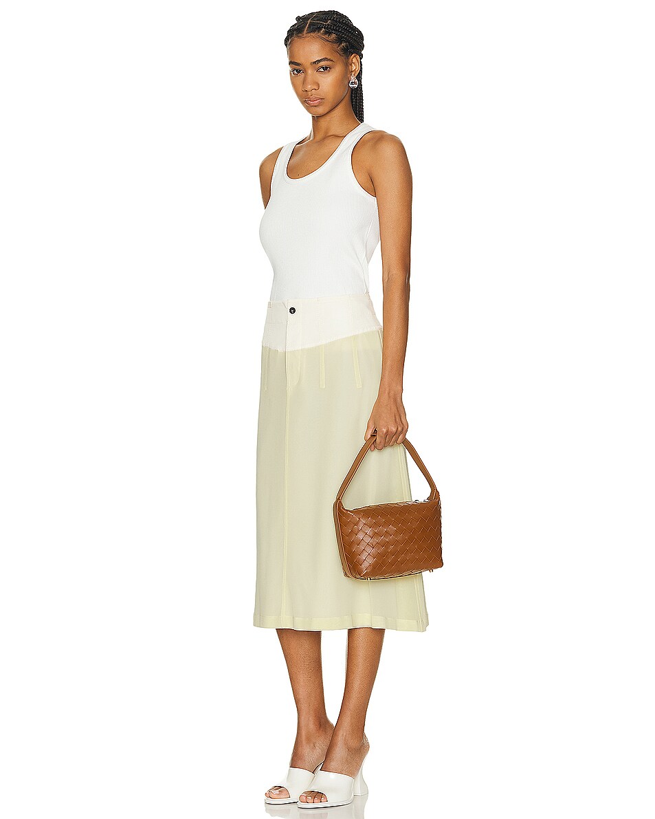 Bottega Veneta Mini Wallace Bag in Cognac & Gold | FWRD