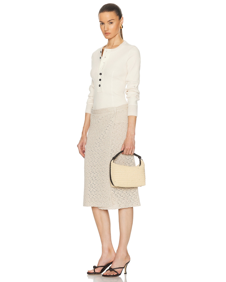 Bottega Veneta Mini Wallace Bag in Natural & Fondant Gold | FWRD