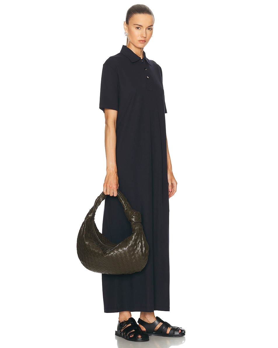 Bottega Veneta Small Jodie Bag in Kaki & Gold | FWRD