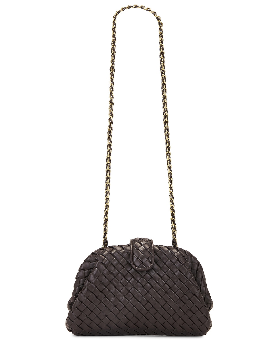 Bottega Veneta Mini Lauren 1980 Clutch With Chain in Fondant & Muse ...