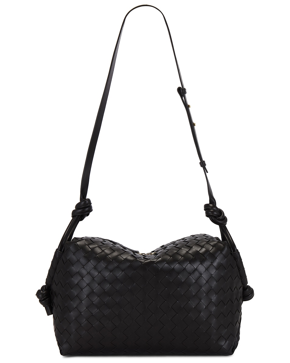 Bottega Veneta Medium Loop Shoulder Bag in Fondant & Muse Brass | FWRD