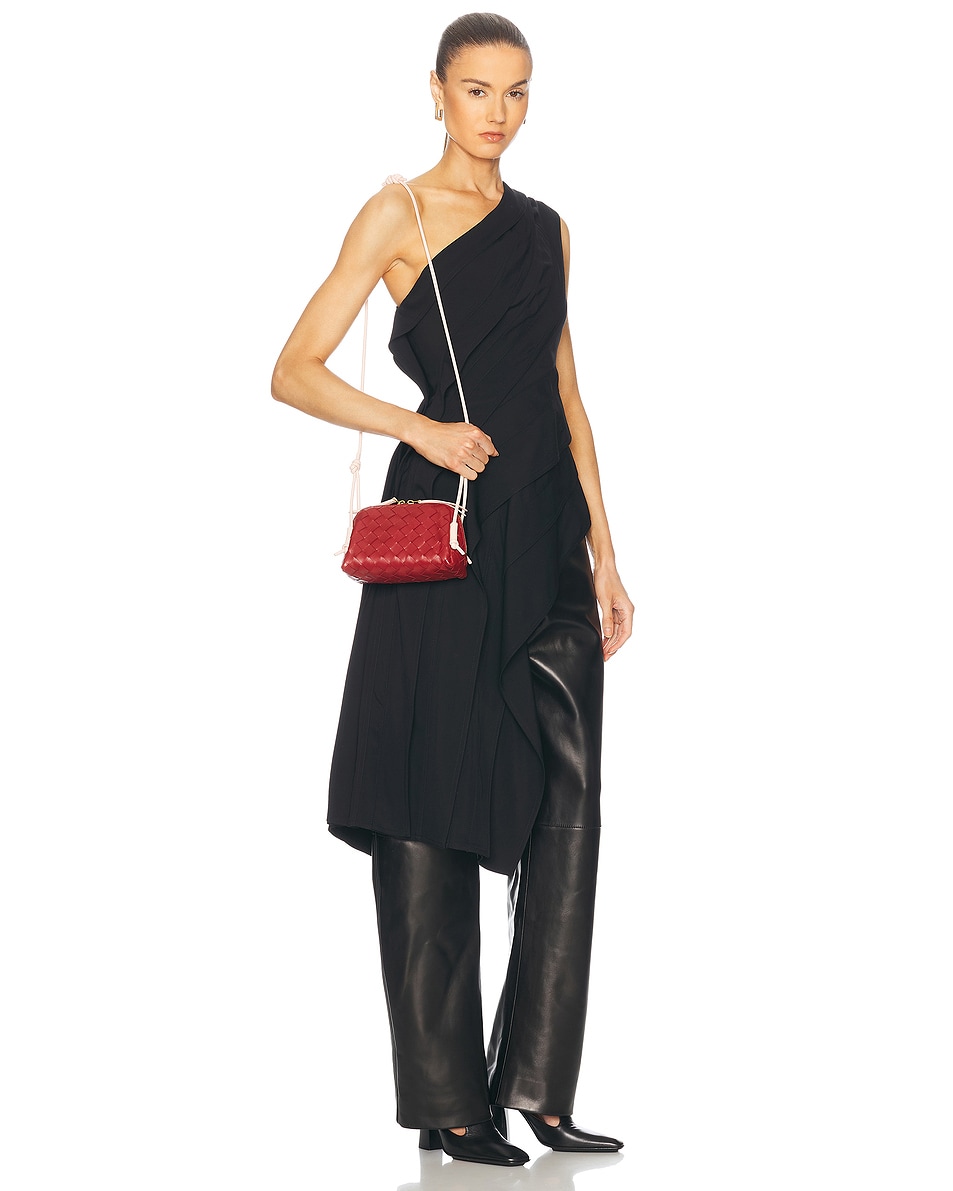 Bottega Veneta Concert Pouch in Rosewood, Cameo, & Gold | FWRD