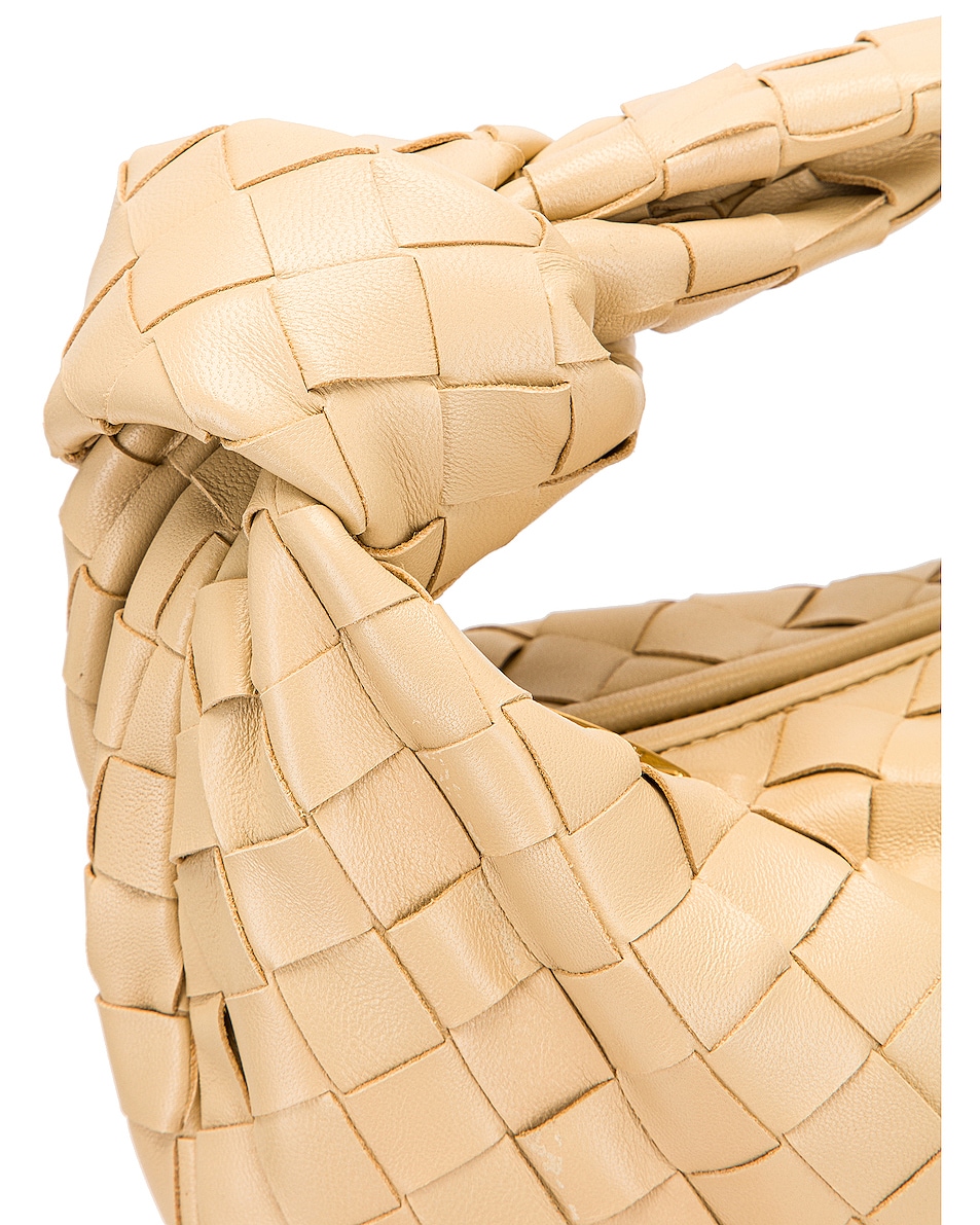 Bottega Veneta Mini Jodie Bag in Porridge & Gold | FWRD