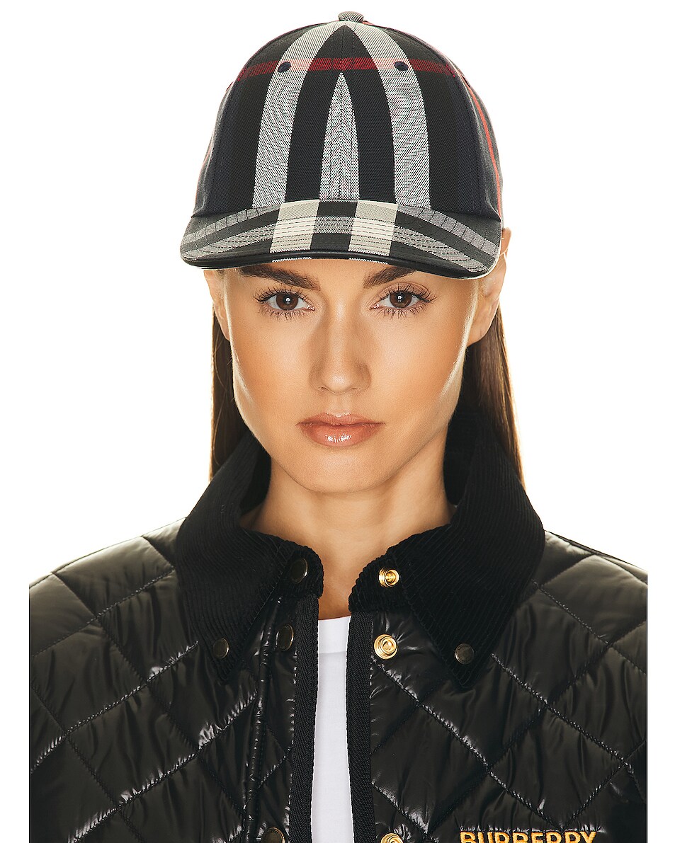 Burberry Manchester Check in Navy Check | FWRD