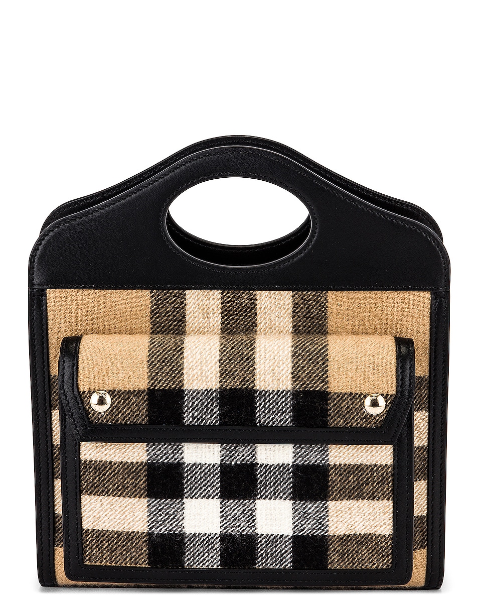 Burberry Mini Pocket Bag in Archive Beige | FWRD