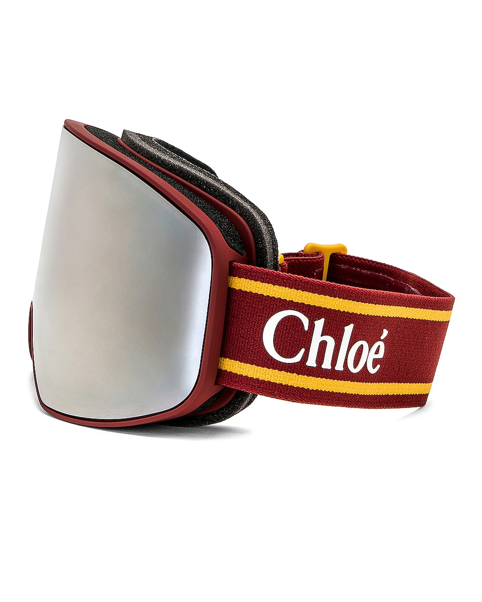 Chloe Cassidy Ski Goggle in Burgundy | FWRD