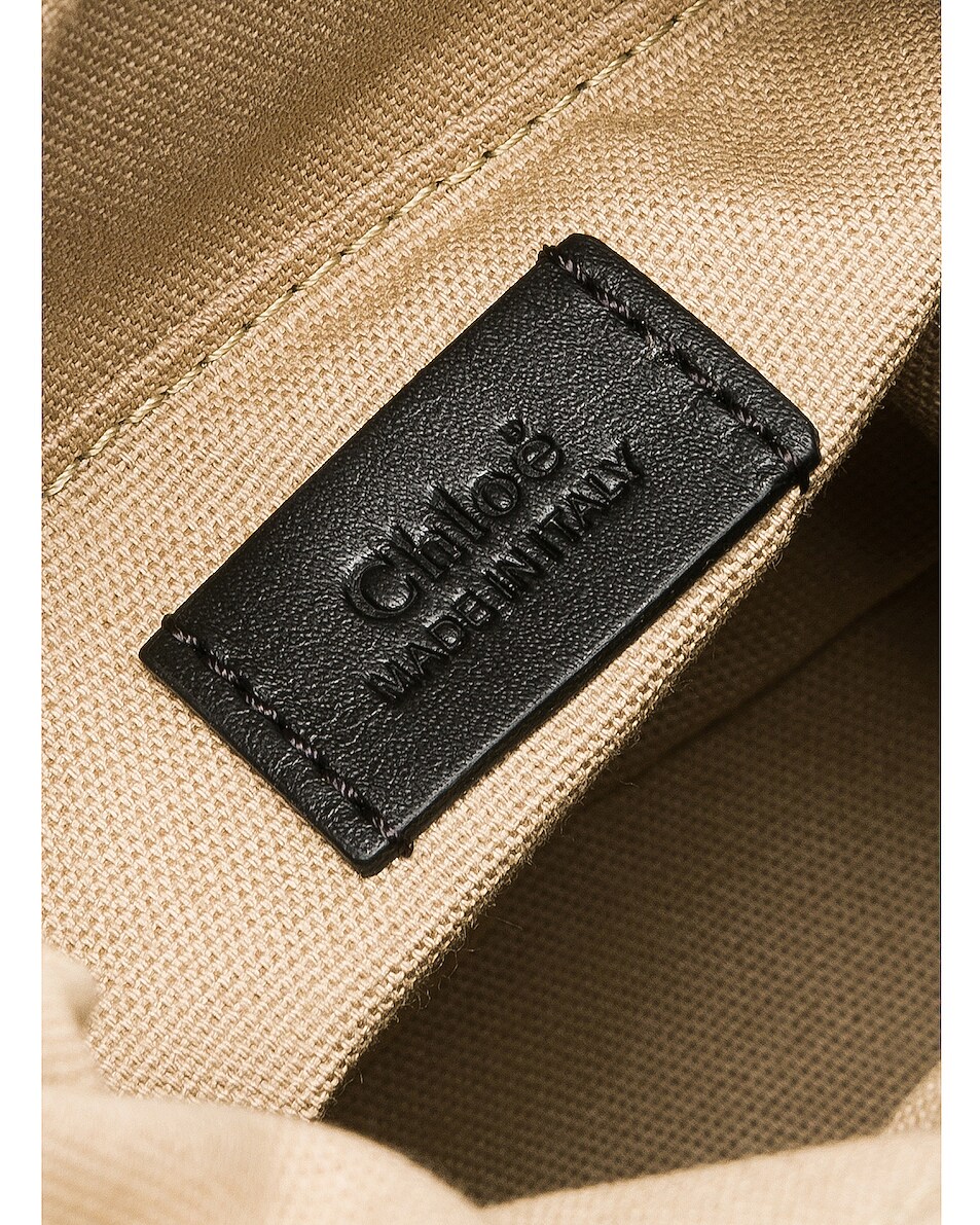 Chloe Mini Roy Calfskin Bucket Bag in Black | FWRD