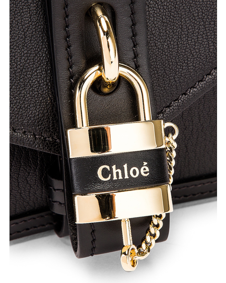 Chloe Aby Chain Shoulder Bag in Black | FWRD