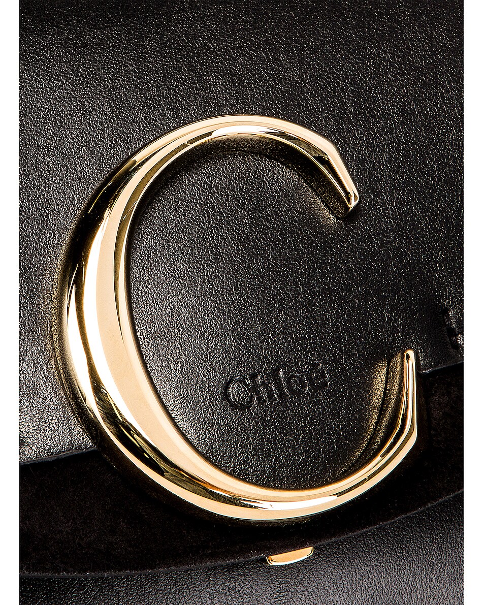 Chloe C Mini Box Bag in Black | FWRD