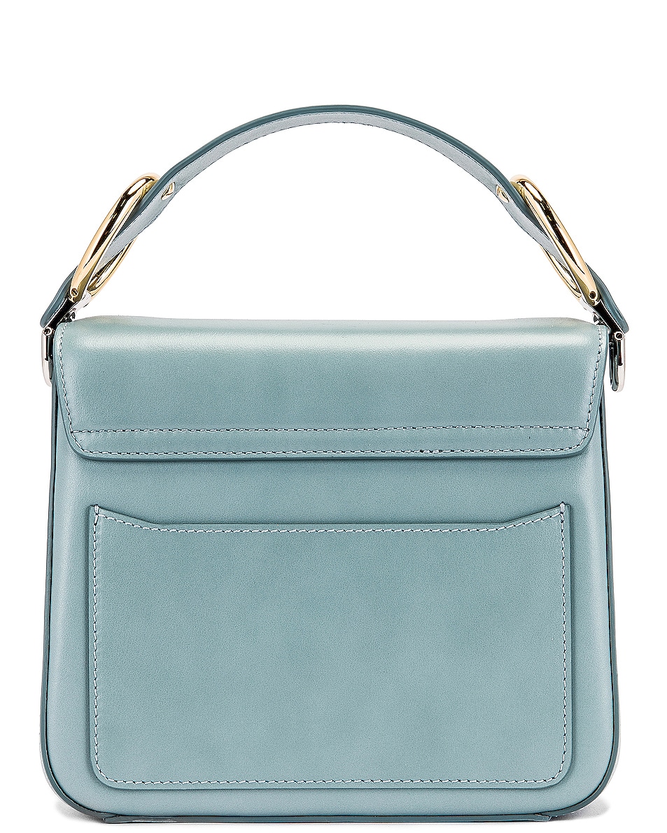 Chloe Small C Box Bag in Faded Blue | FWRD