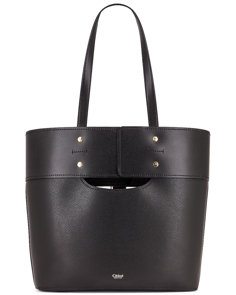 Chloe Medium Aby Tote in Black | FWRD