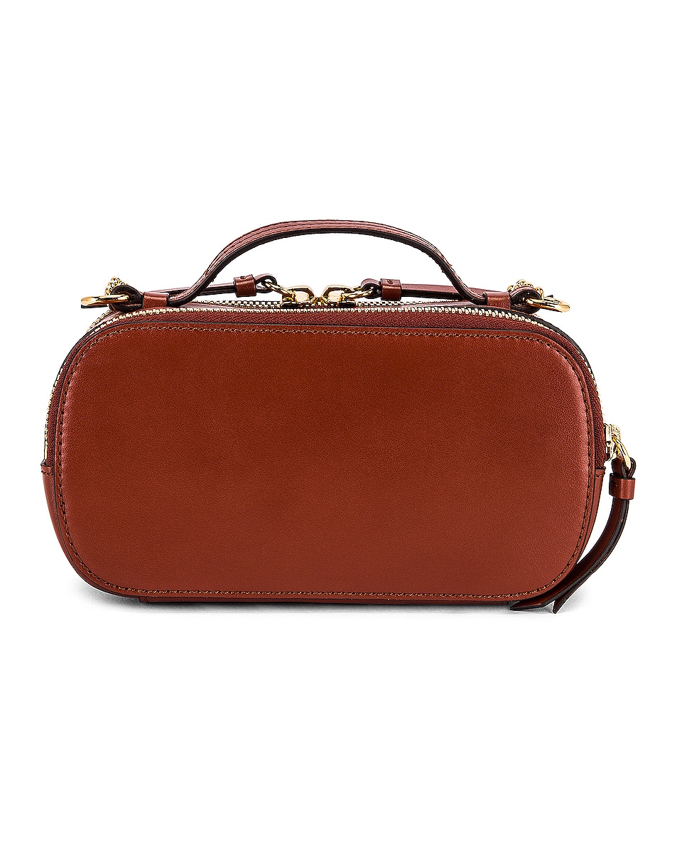 Chloe Mini Chloe C Vanity Bag in Sepia Brown | FWRD