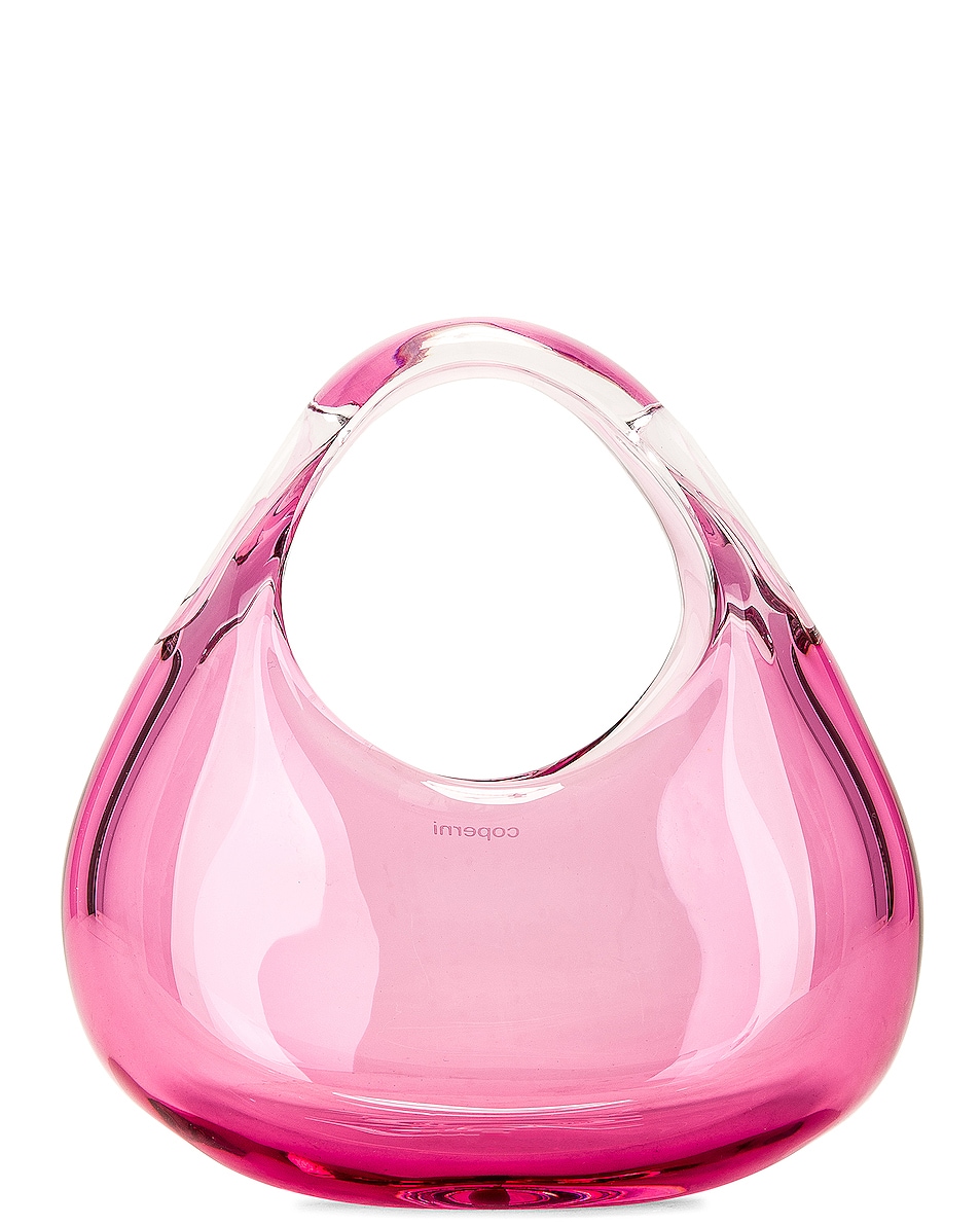 Coperni Glass Mini Swipe Bag in Pink | FWRD