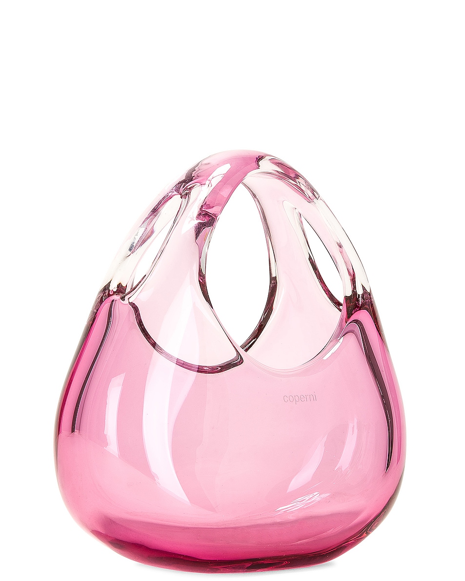 Coperni Glass Mini Swipe Bag in Pink | FWRD